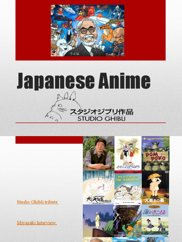 Japanese Animation Studio Ghibli | PDF | Animation | Anime