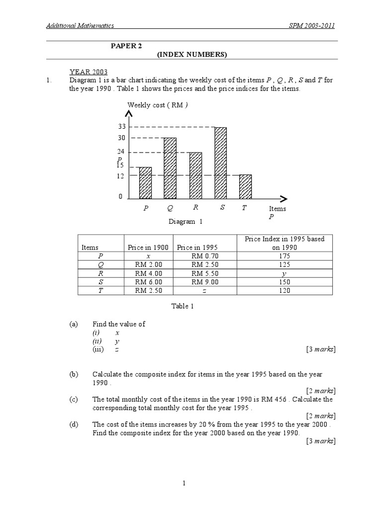 Index Number Paper 2 | PDF | Price Indices | Index (Economics)