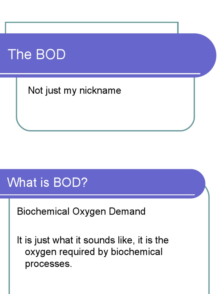 20 - The BOD | PDF | Chemical Kinetics | Reaction Rate