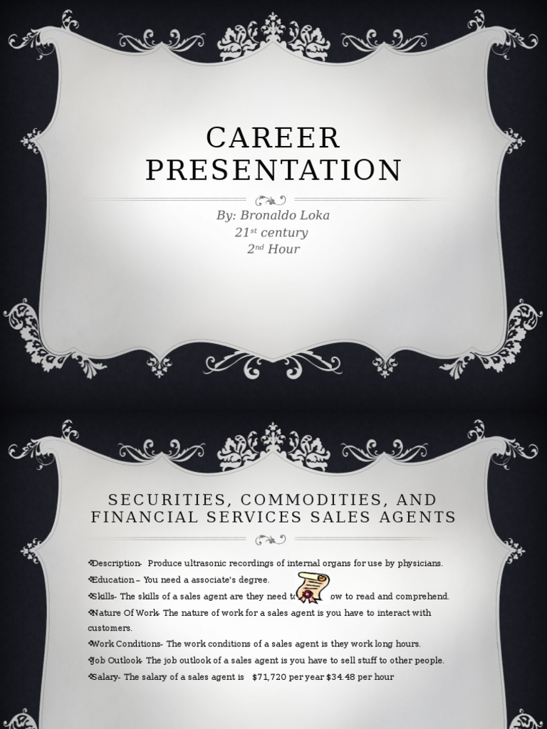Career Presentation | PDF