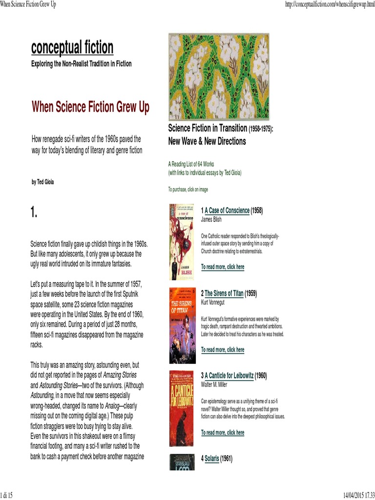 Science Fiction Transforms: How the Counterculture of the 1960s Paved ...