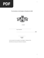 Constitution of Belize Overview | PDF