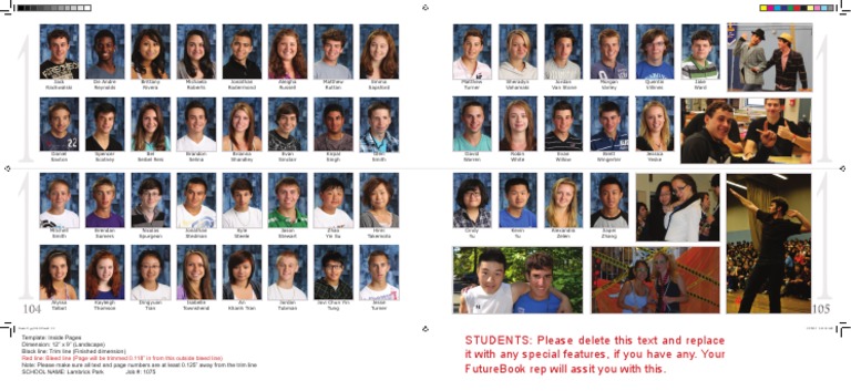 Yearbook Layout Instructions | PDF | Sports & Recreation | Teaching ...