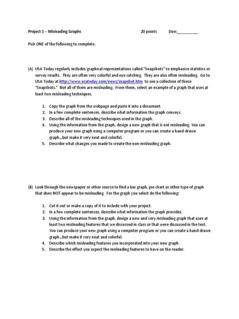 Math Skewed Graph Project | PDF