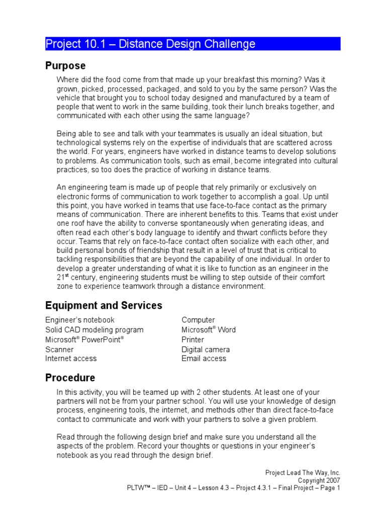 2015 Virtual Design Challenge Golf Course Handout | PDF | Design ...