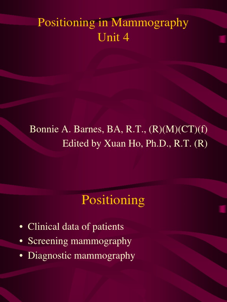 19-Mammography Positioning (FreeDownloadBooksForRadiographer) | PDF ...