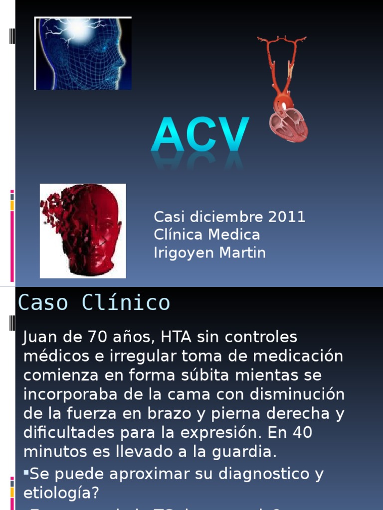 Acv, Todo Lo Que Tenes Que Saber!! | PDF | Carrera | Isquemia