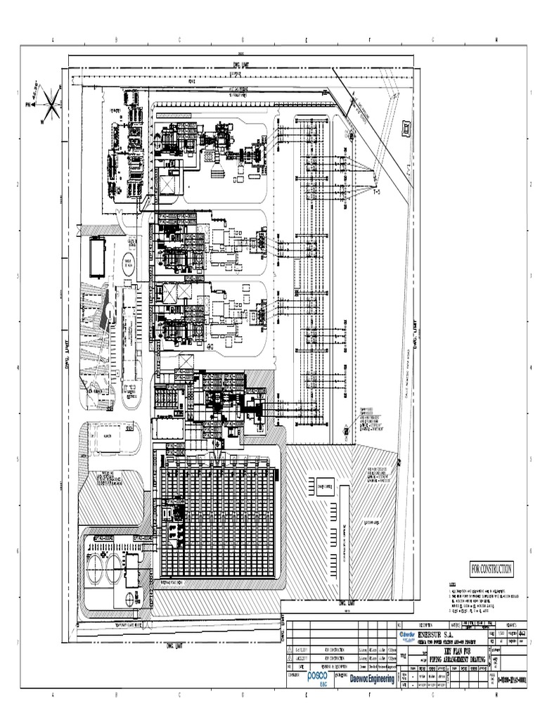 0-WD380-EP142-00001 - Rev1 Key Plan For Piping Arrangement Drawing | PDF