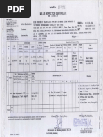 Sample MTC: Material Test Certificate | PDF | Screw | Manufactured Goods