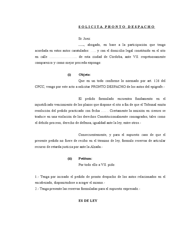 Pronto DesPacho | PDF