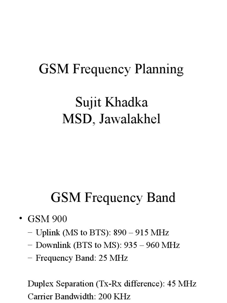 Frequency Planning | Download Free PDF | Cellular Network | Antenna (Radio)