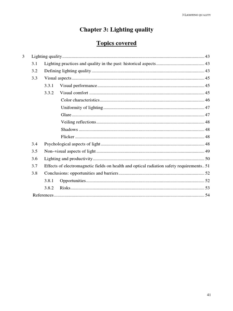 Lighting Quality | PDF | Lighting | Natural Philosophy