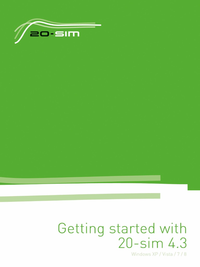 20 Sim Getting Started | PDF | Installation (Computer Programs) | Computing