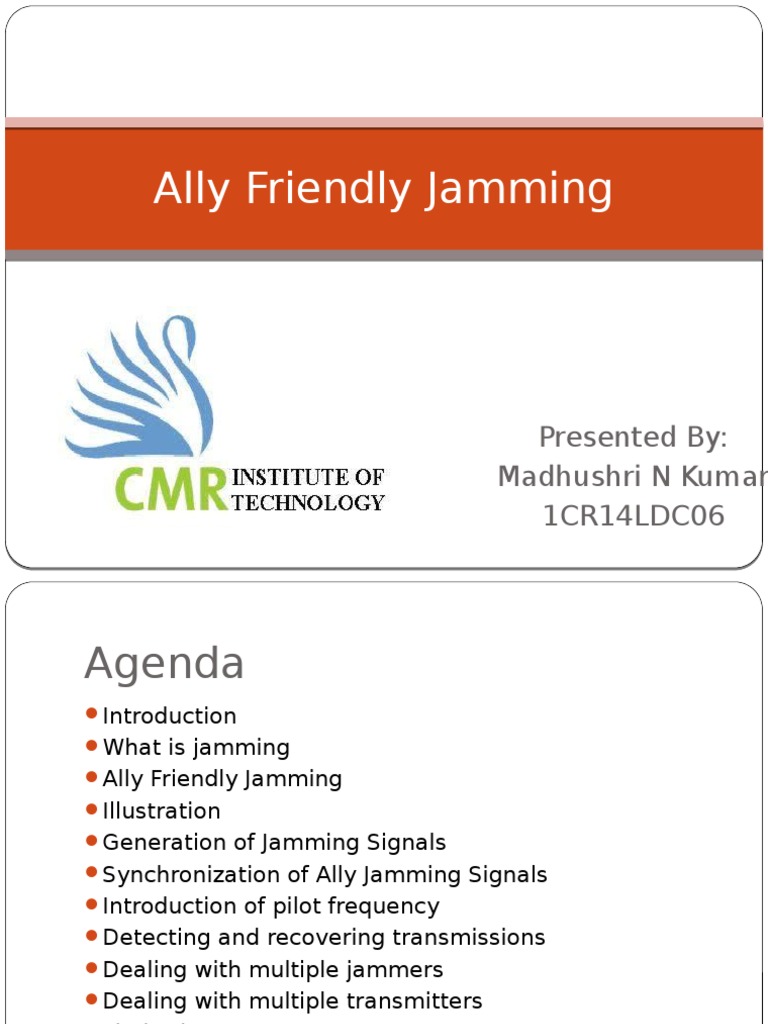 Ally Friendly Jamming | PDF | Telecommunication | Mimo