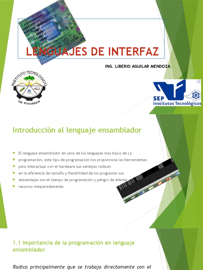 Ventajas y Desventajas del Ensamblador | PDF | Unidad Central de procesamiento | Lenguaje de ...