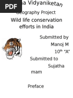 Geography Project Class 10 ICSE | PDF | Wildlife | Organisms