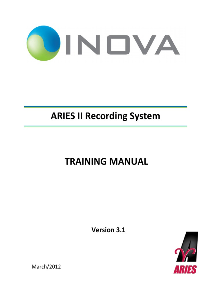 ARAM ARIES II Advanced Operations Rev7 | PDF | Data Transmission ...