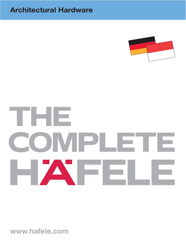 Hafele Architectural | PDF | Alloy | Screw