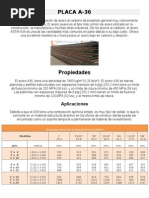 Astm A36 PDF | PDF | Acero estructural | Acero