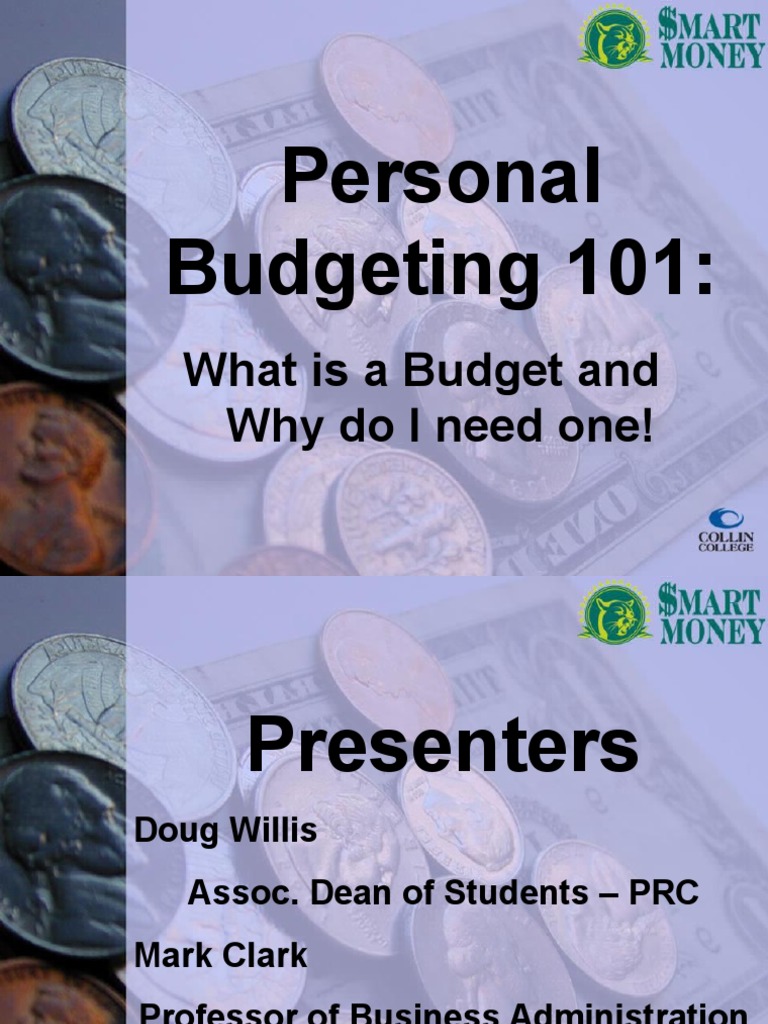 Smart Money Budgets | PDF | Government Budget Balance | Budget