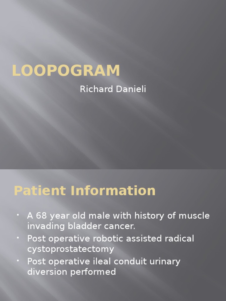 Distal Loopogram | PDF | Surgical Specialties | Organ (Anatomy)