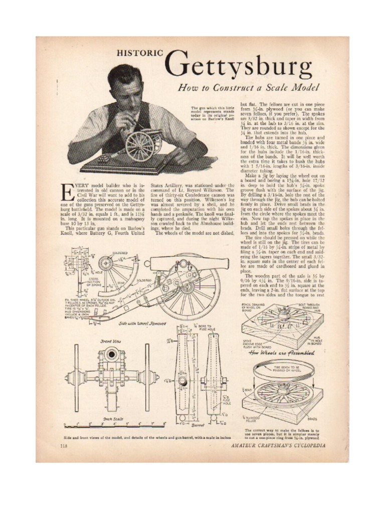 Civil War Cannon Plans | PDF