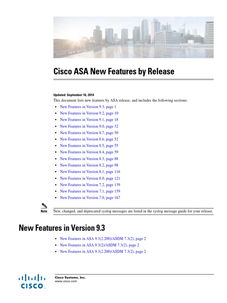 Asa New Features | PDF | Transport Layer Security | Virtual Private Network