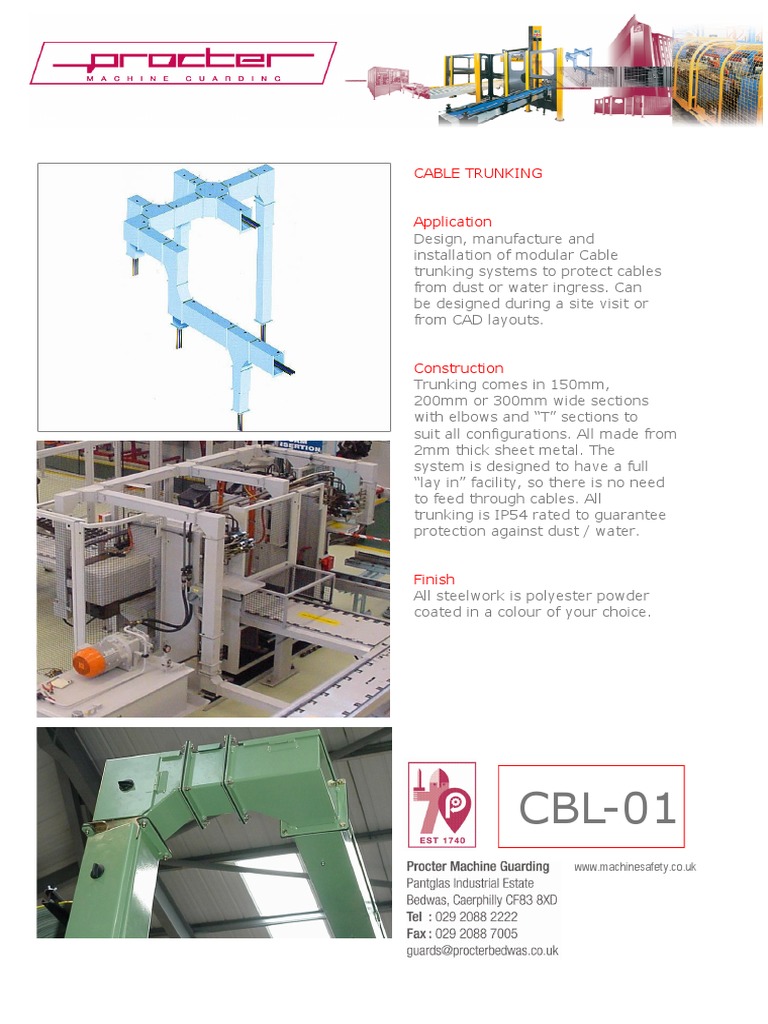 Cable Trunking Datasheet | PDF