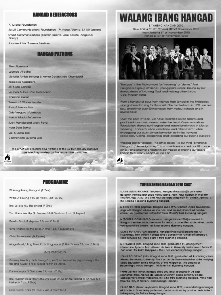 Program | PDF | Entertainment (General) | Leisure
