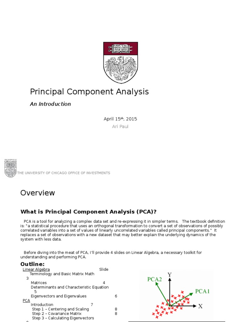 Principal Component Analysis Primer | PDF | Principal Component ...