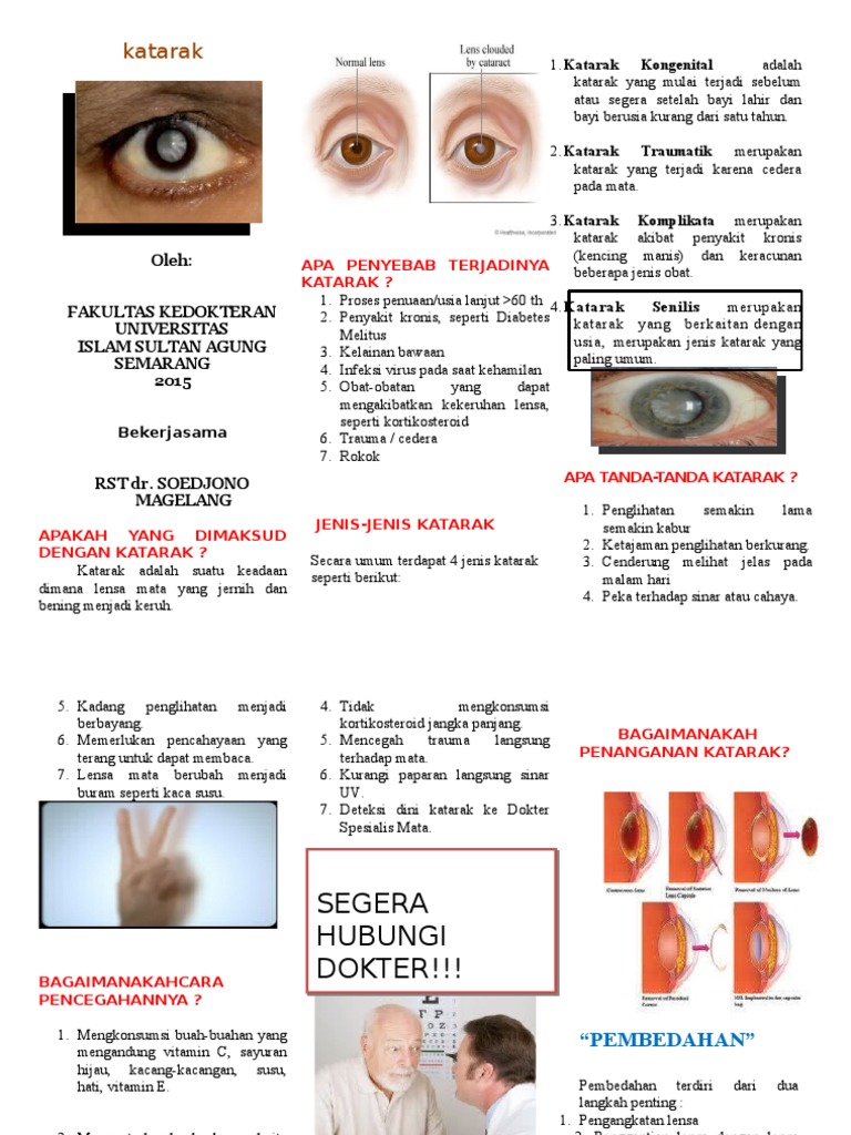 Leaflet Katarak | PDF
