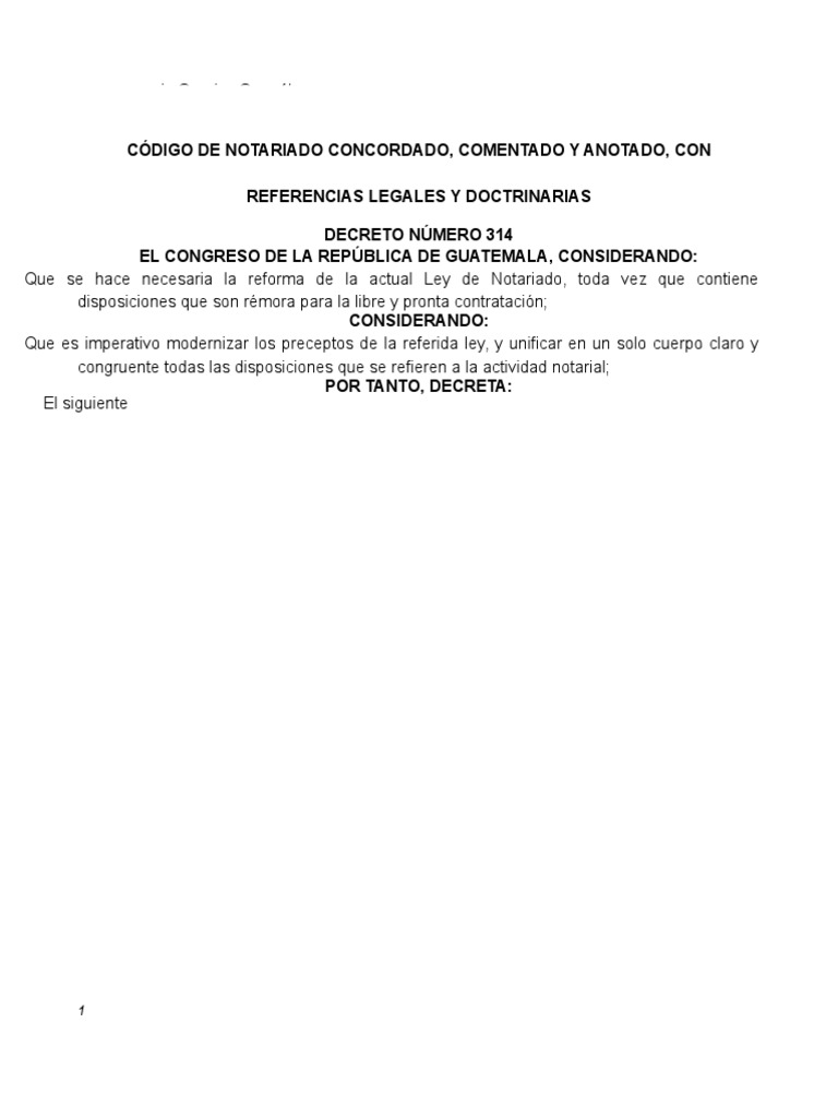 Codigo de Notariado Concordado Comentado Y Anotado | PDF | Ley común ...