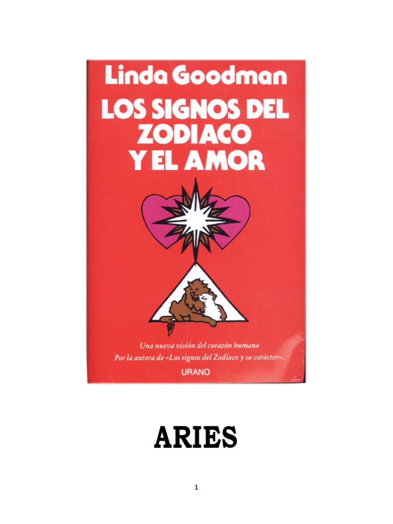 L01 - Los Signos Del Zodíaco y El Amor - ARIES (Linda Goodman) | PDF ...
