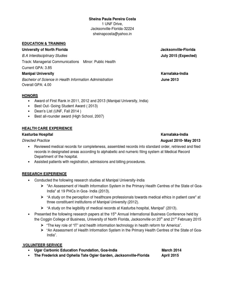 Final Resume | PDF