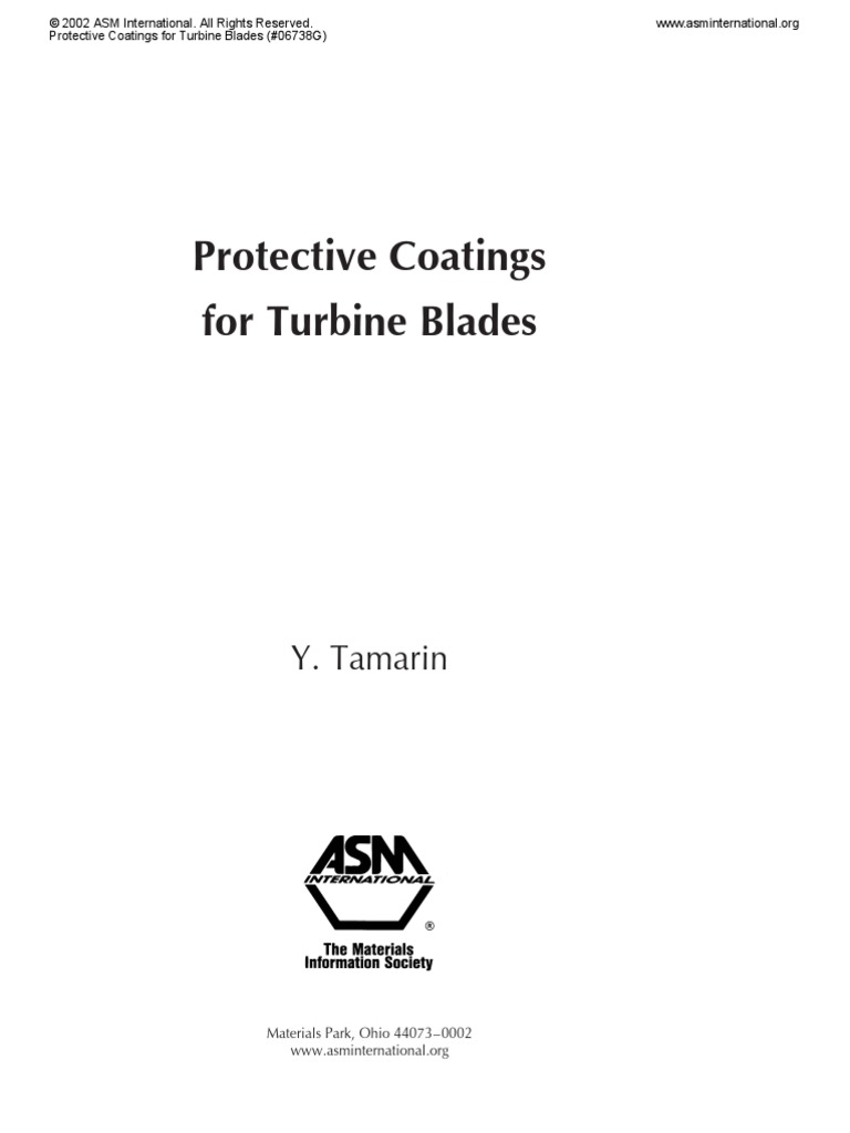 Protective Coatings For Turbine Blades | PDF | Gas Turbine | Combustion