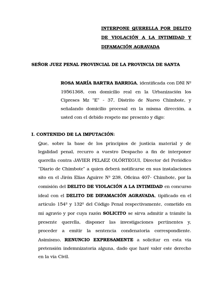 Violacion A La Intimidad | PDF | Violación | Derecho penal