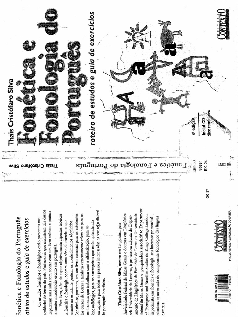 SILVA, THAÏS CRISTÓFARO - Fonética e Fonologia Do Português - Roteiro de Estudos e Guia de ...