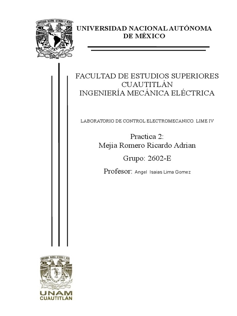 Control Electromecanico | PDF | Inductor | Corriente eléctrica