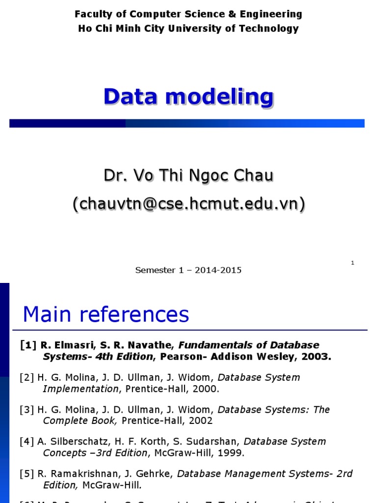 DB Systems - Data Modeling | PDF | Relational Database | Relational Model