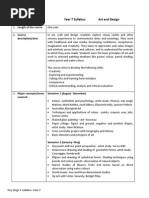 Grade 7 Creative Arts Overview | PDF | The Arts | Rhythm