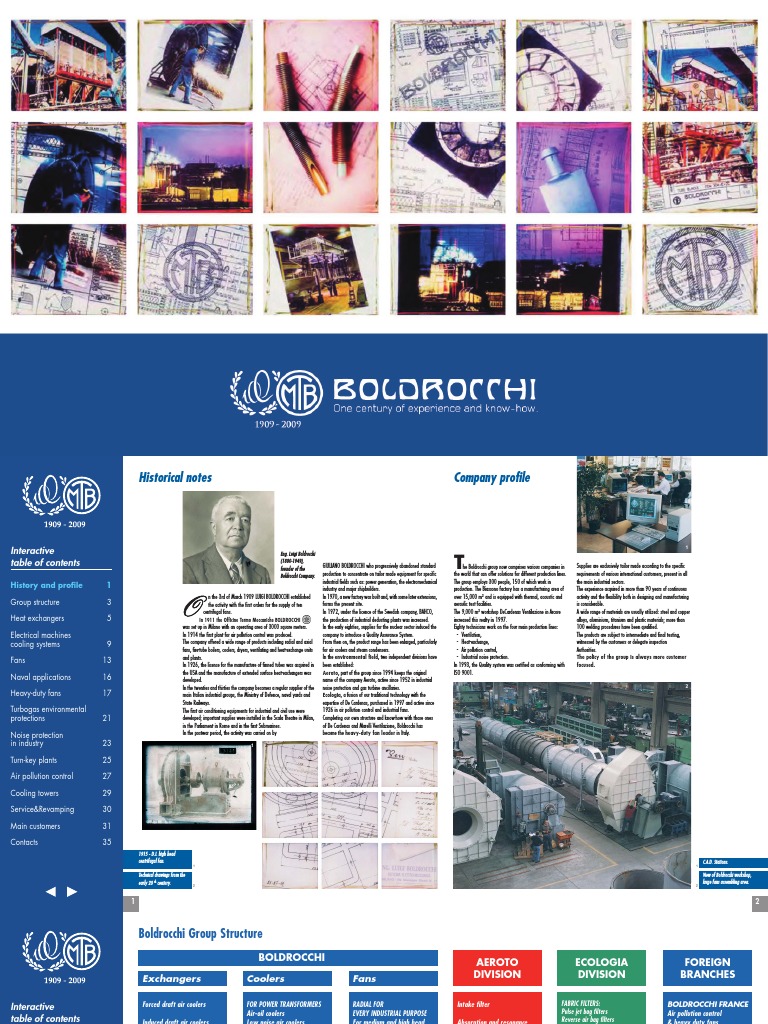 Boldrocchi Group | PDF | Mechanical Fan | Heat Exchanger