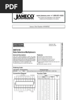 74153 Dual 4-Line to 1-Line MUX Datasheet | PDF | Electrical Engineering | Electronics