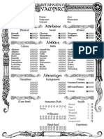 Ghouls Character Sheet Template | PDF | Cognition | Psychology
