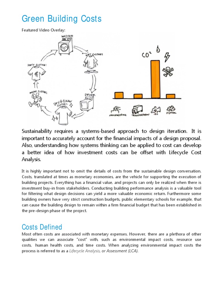 6-Green Building Costs | PDF | Return On Investment | Sustainable Design