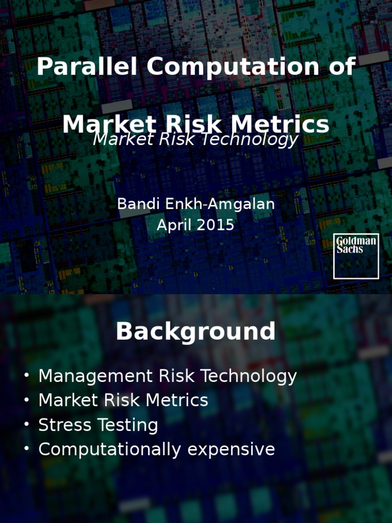 Parallel Market Risk Computation Strategies | PDF | Technology ...