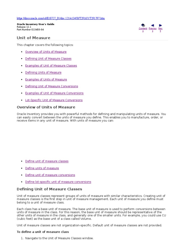 How To Define Unit of Measure | Download Free PDF | Units Of ...