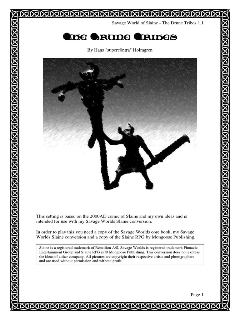 The Drune Tribes | PDF | Druid | Leisure