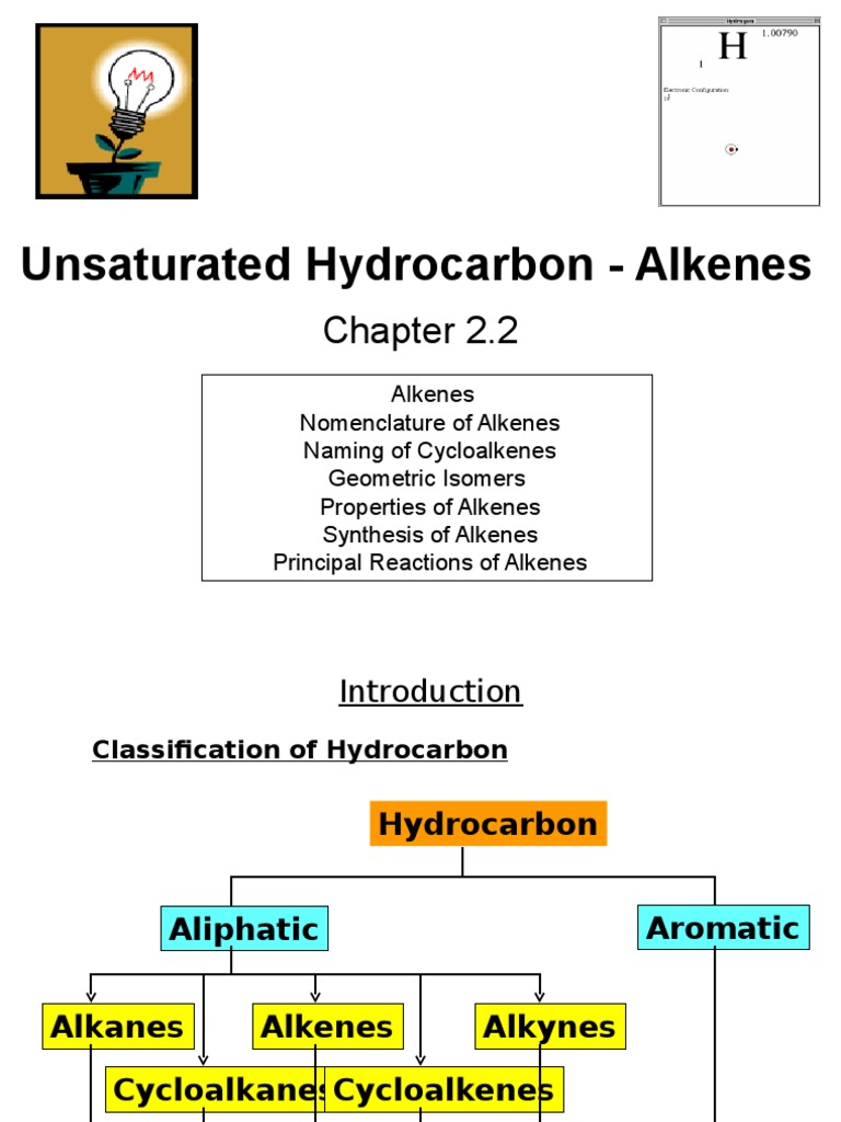 Ch2 2 Alkene Pdf Alkene Hydrocarbons