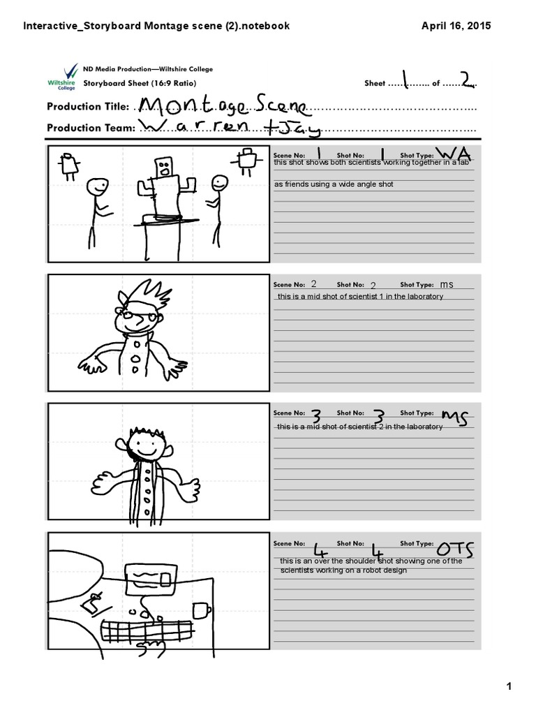 Montage Scene | PDF