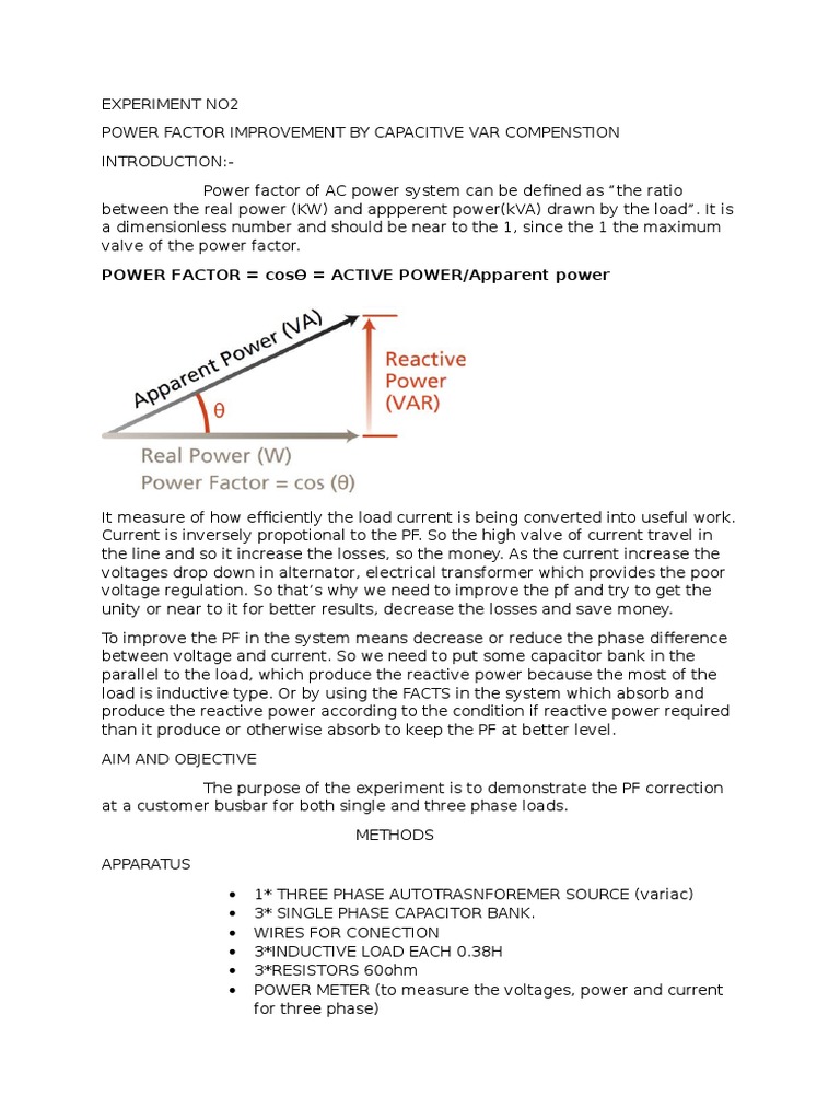 Experiment No2 Pdf Ac Power Series And Parallel Circuits 